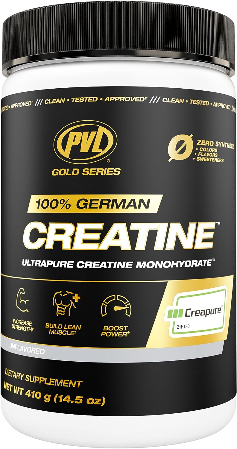PVL PURE VITA LABS 100% GERMAN CREATINE WITH CREAPURE 82 Servings ...
