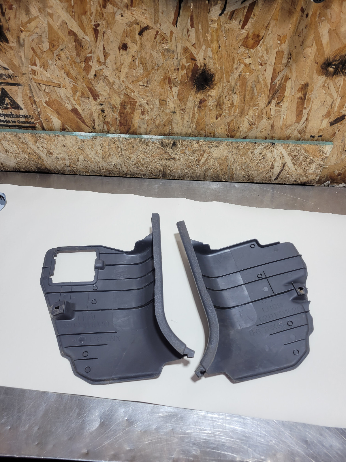 89-95 TOYOTA PICKUP TRUCK 4RUNNER KICK PANEL GRAY GREY RIGHT LEFT PAIR ...