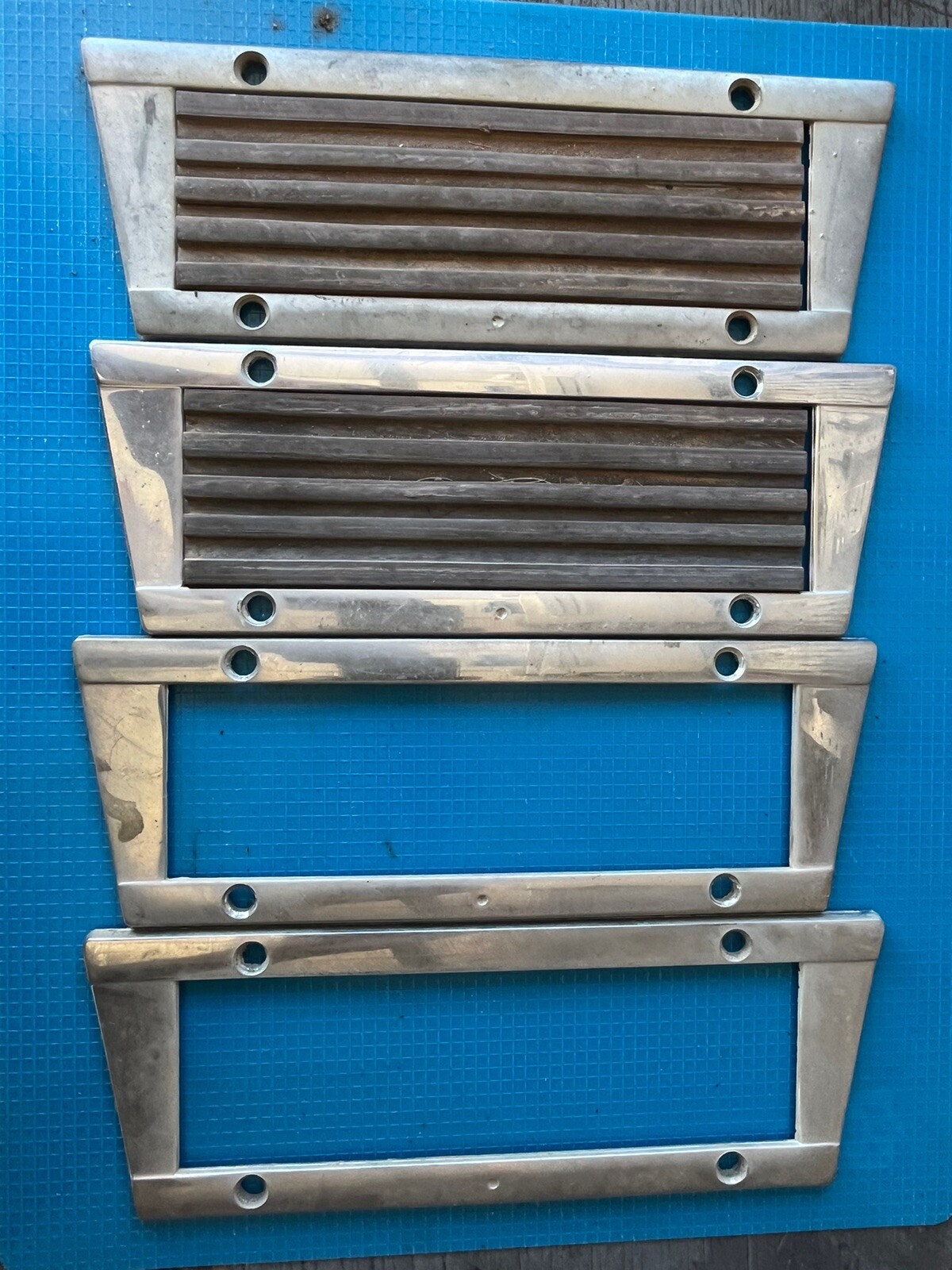 Boat Marine Attwood type Gunnel Gunwale Deck Step Pad well Used 10” X 4 ...