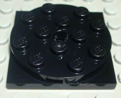 Lego Plate 4x4 with Turntable 4x4 Black | eBay