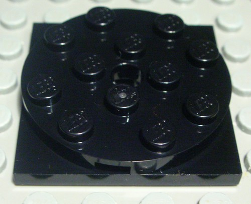 LEGO Plate 4x4 With Swivel Base 4x4 Black (1171) | eBay