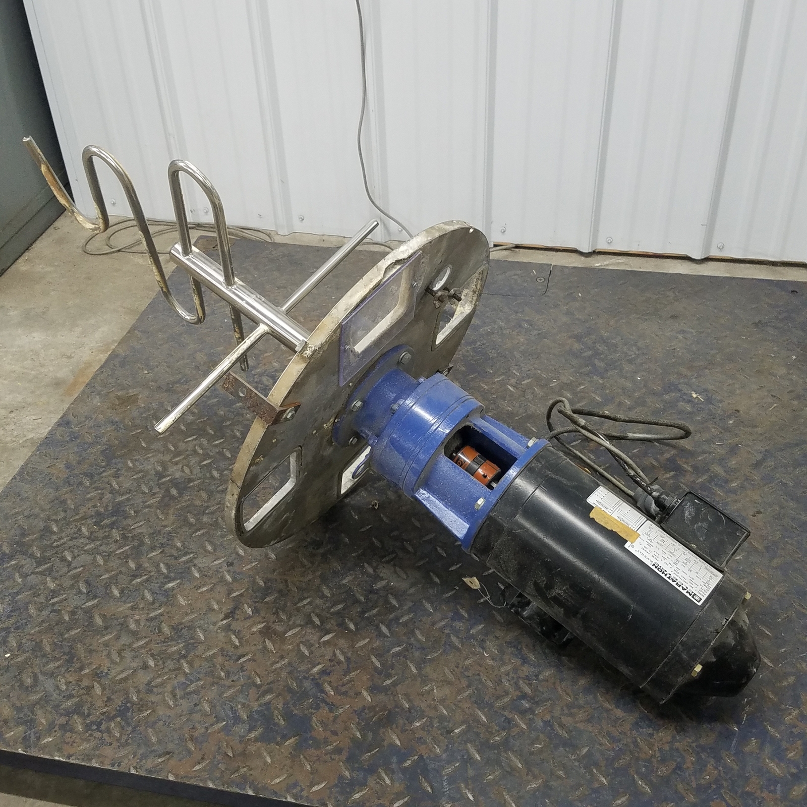 Marathon 56H17T5302D Motor w/ Tank Mixer & SM-CYCLO NVJ-6100Y-29, 1 HP ...