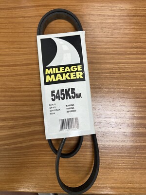 Mileage Maker 545K5MK Serpentine Belt K050545 4050545 25-050545 | eBay