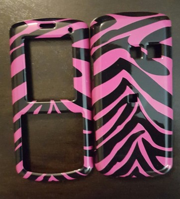 LG BANTER AX265/UX265 BLACK AND PINK ZEBRA PROTECTOR COVER NEW | eBay