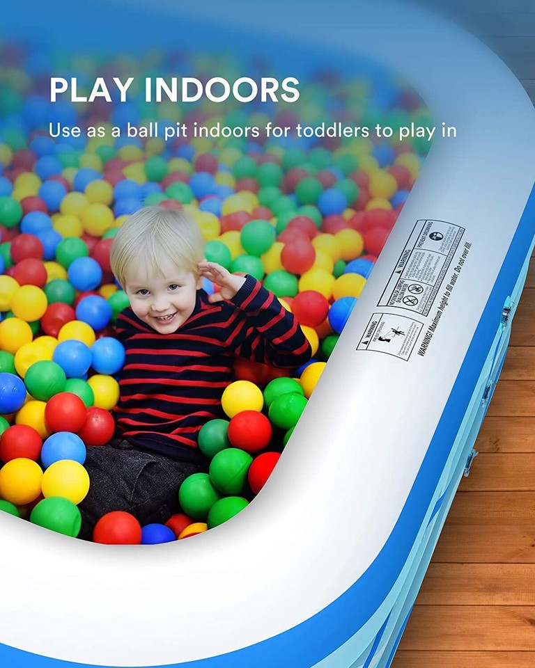 Piscina Gigante Inflable Baño Plegable Portátil Para Niños os Familia ...