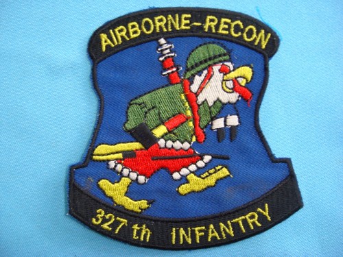 VIETNAM WAR PATCH, US 327th INFANTRY REGIMENT AIRBORNE RECON | eBay