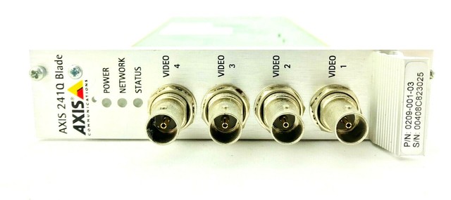 Axis 241Q 4 Channel Network Video Server - for sale online | eBay