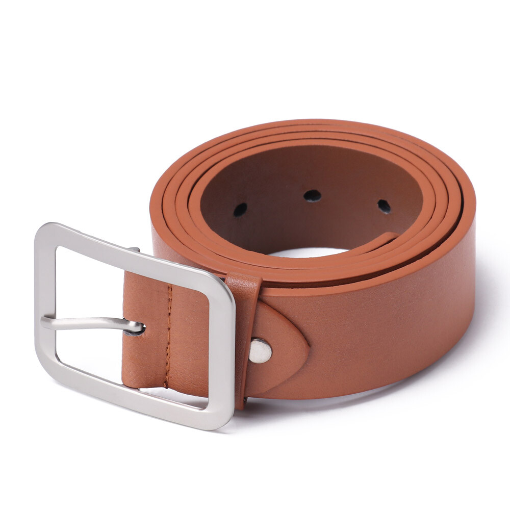 Strap Belts Square Pin Buckle Leather Dress Belt Waist Belts Casual ...