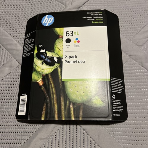 HP 63XL 2 pack Combo Black+Color Genuine Ink Cartridges EXP May 2025 ...