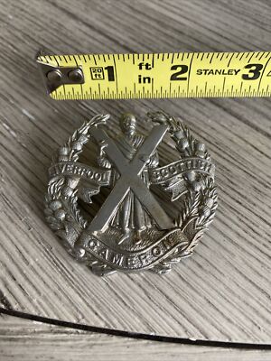 Vintage Liverpool Scottish Cameron cap badge | eBay