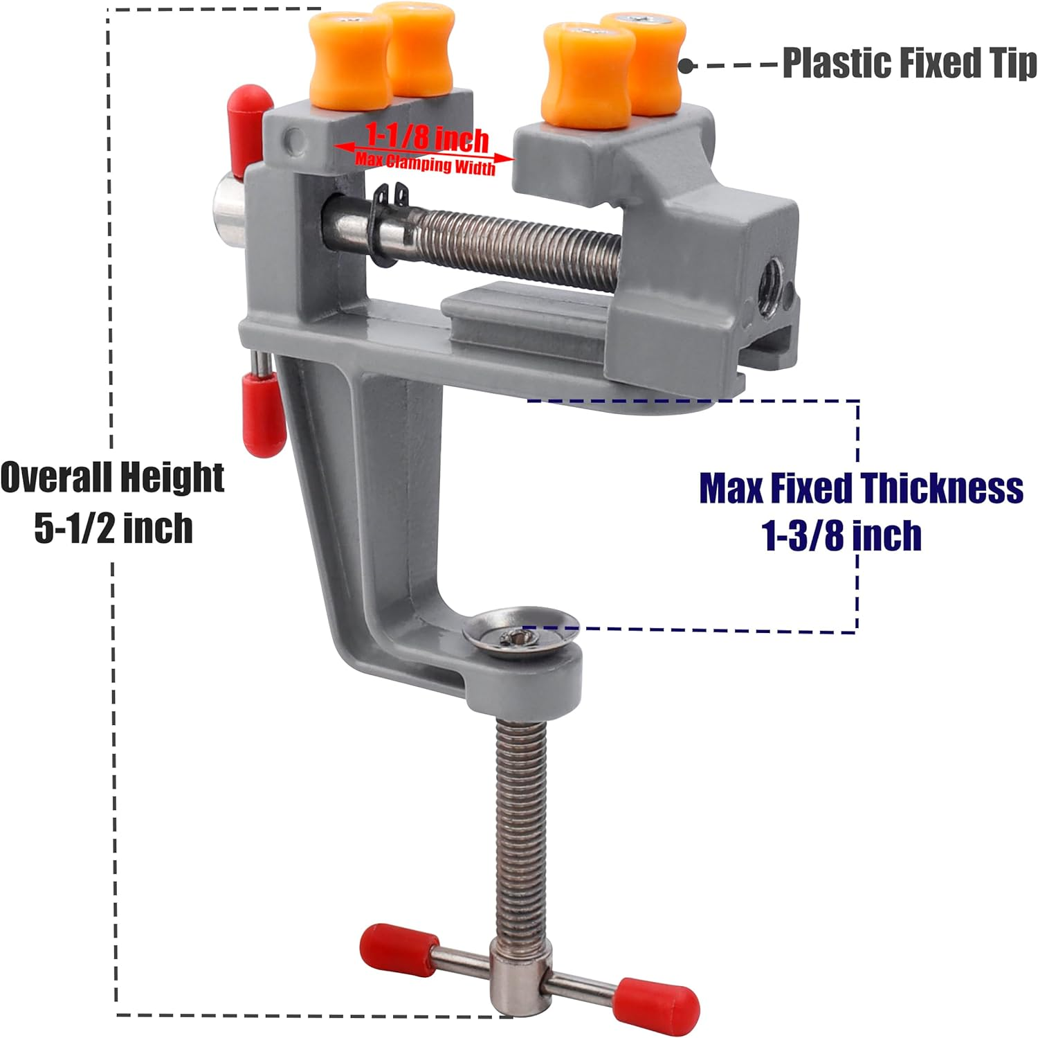 Mini Bench Vise Small Table Vice Clamp on Vise Drill Press Vise Workben ...