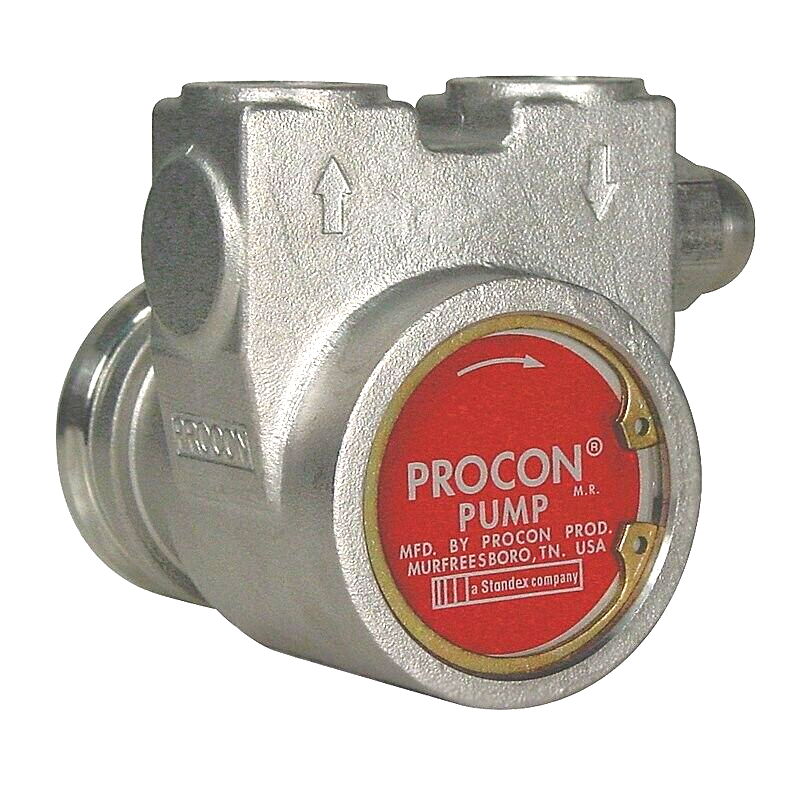 PROCON Rotary Vane Pump: 3/8" Inlet/Outlet NPTF", 154 GPH Max. Flow ...