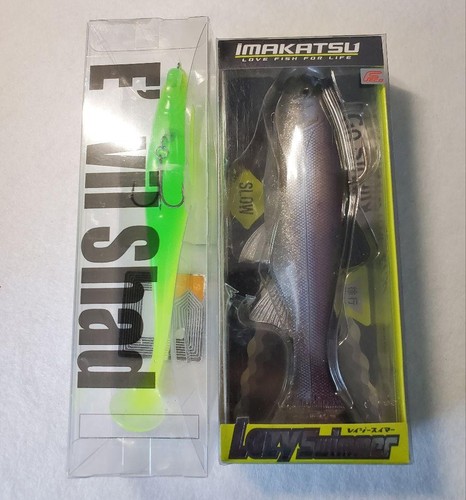 Imakatsu Lazy Swimmer Evil Shad Set Used/Unused Bait Fishing Lures | eBay