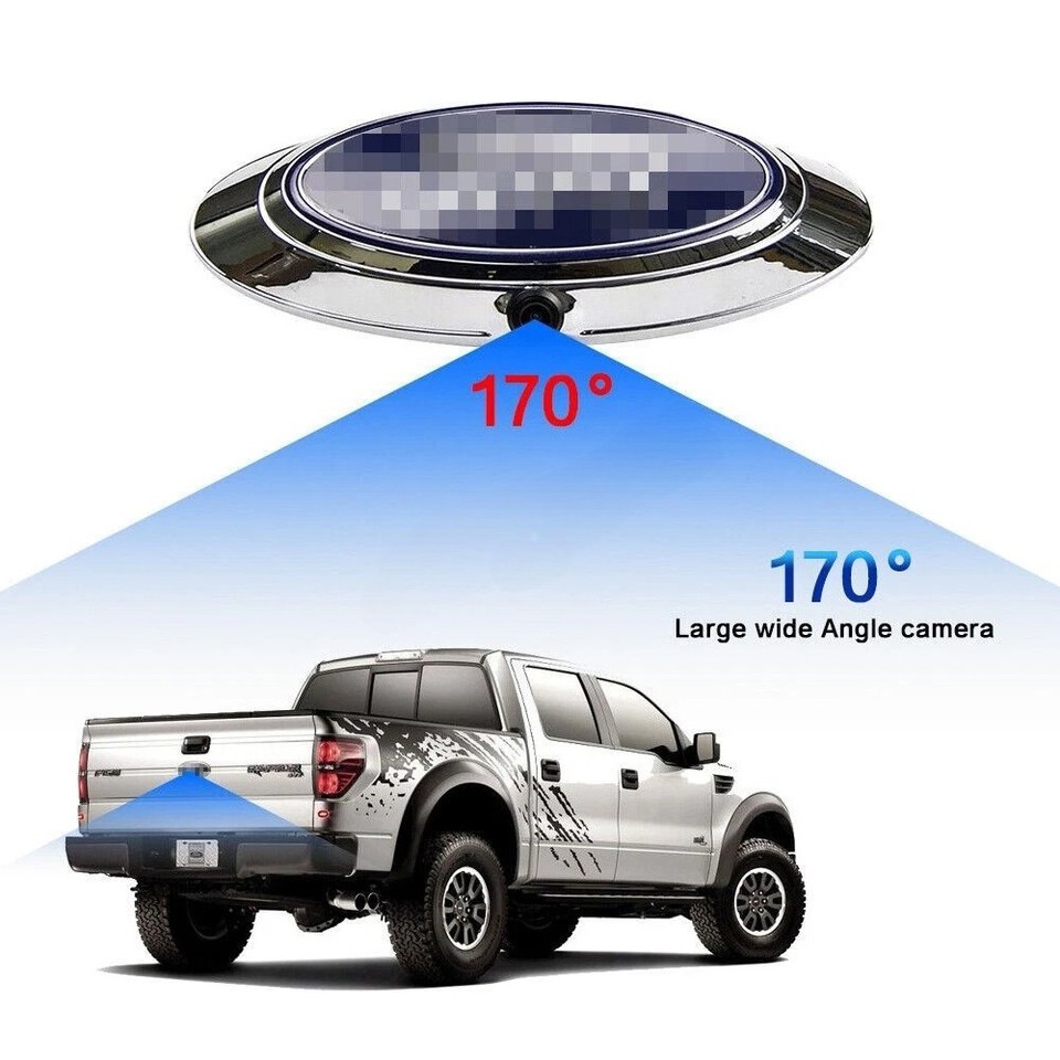 Emblem Backup Camera for F150 (2004-2014) and F250 F350 F450 F550 (2009 ...