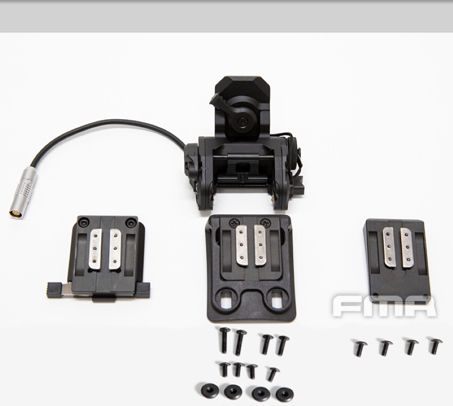 FMA Tactical Functional GSGM Helmet NVG ANVIS 6/9 Mount + 3* Helmet ...