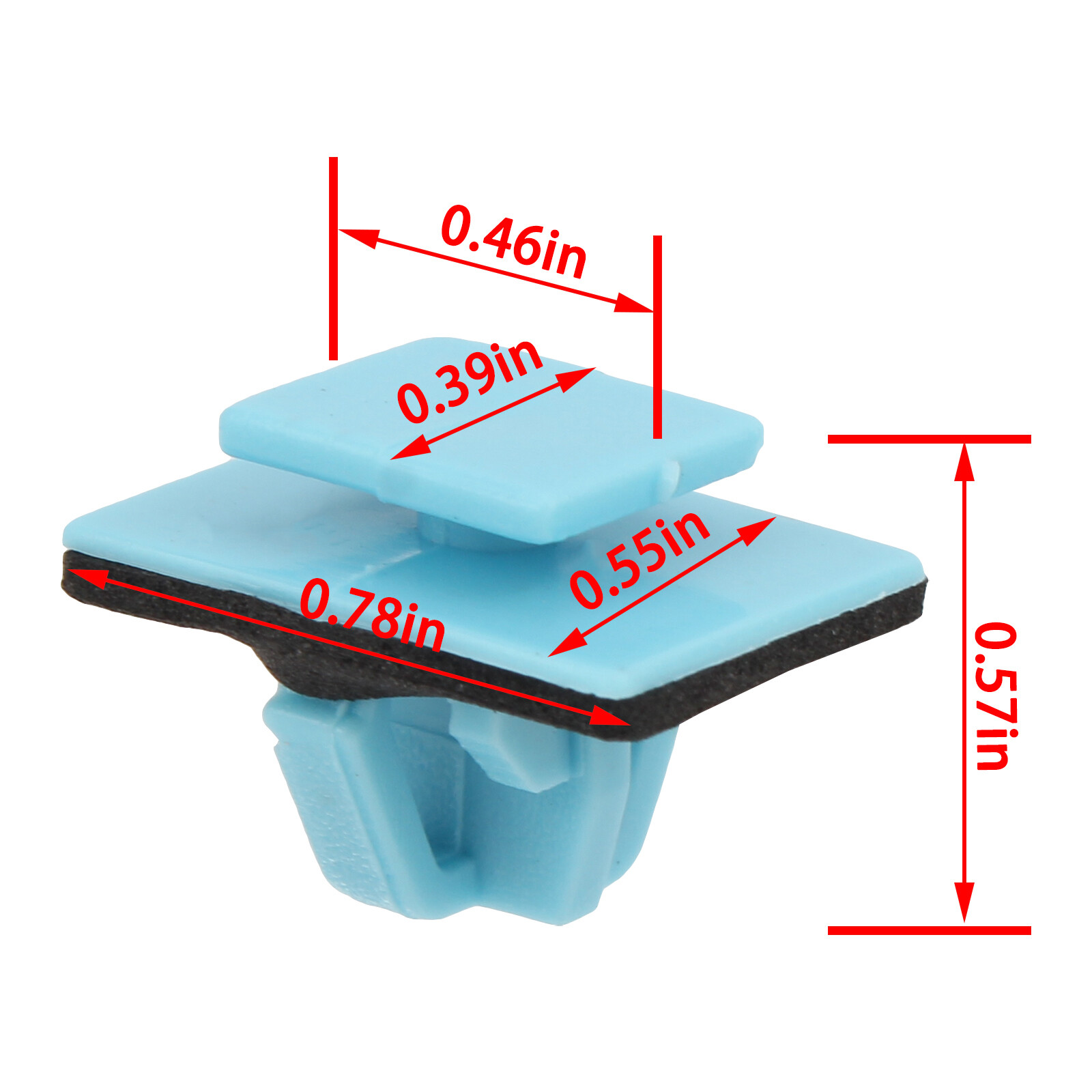 30x Rivet Bumper Fender Fastener Clip Retainer for Hyundai for Kia ...