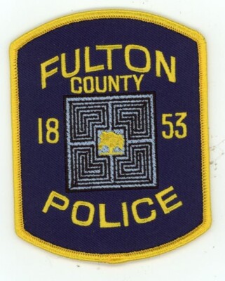 GEORGIA GA FULTON COUNTY POLICE NICE SHOULDER PATCH SHERIFF | eBay