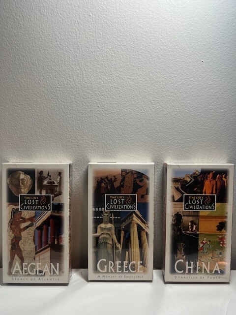 1995 | Time Life's : Lost Civilizations 'Sealed' VHS Box Set | 10 Tapes ...