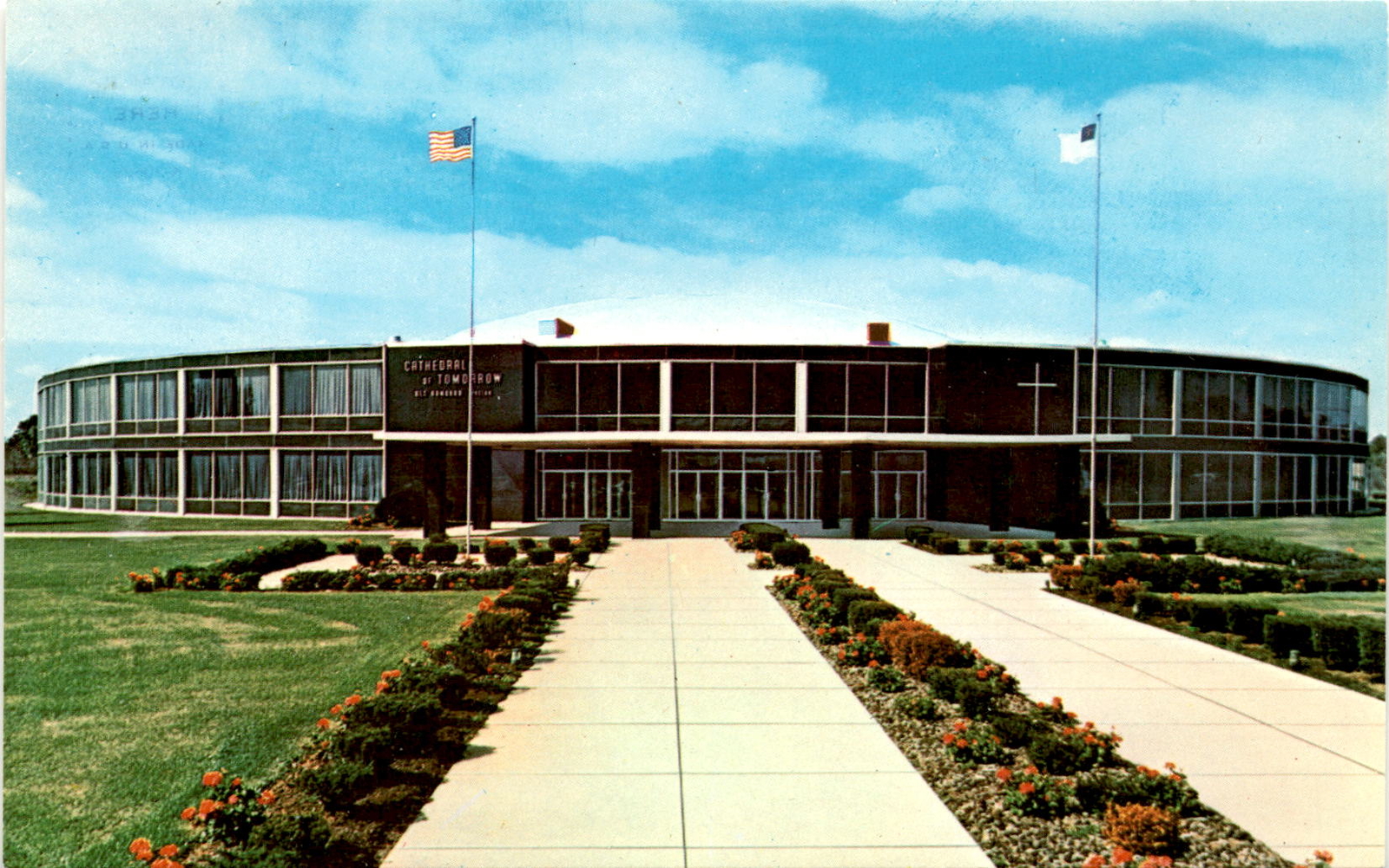 Cathedral of Tomorrow postcard, Cuyahoga Falls, Ohio - landmark | eBay