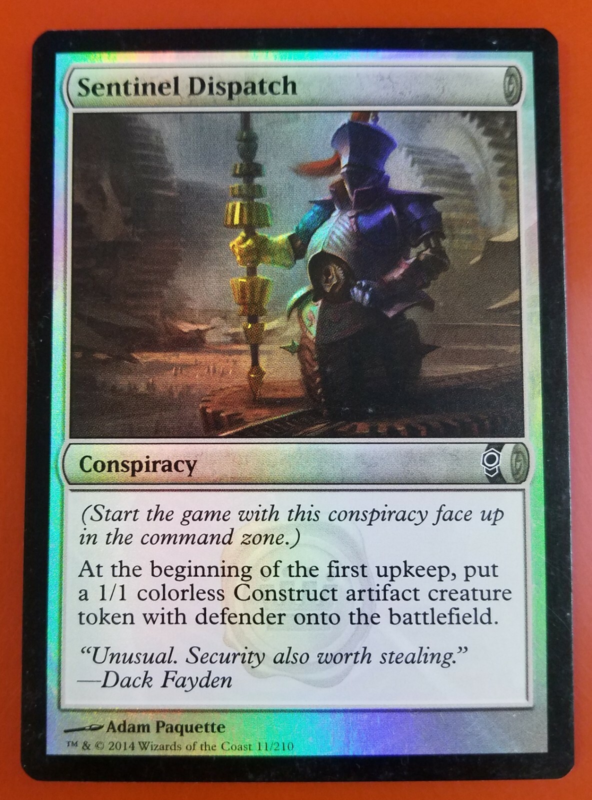 1x Sentinel Dispatch | FOIL | Conspiracy | MTG Magic Cards | eBay