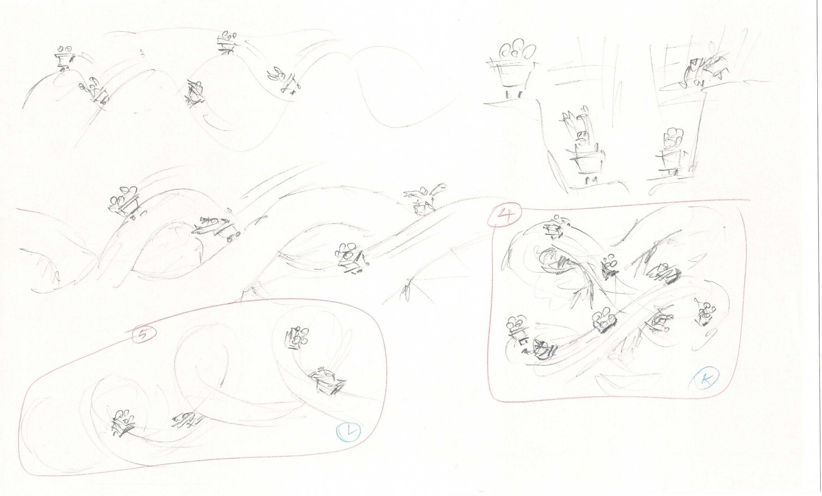 Quack Pack Disney Prod Animation Drawings LOT of 2 frm Animators Estate ...