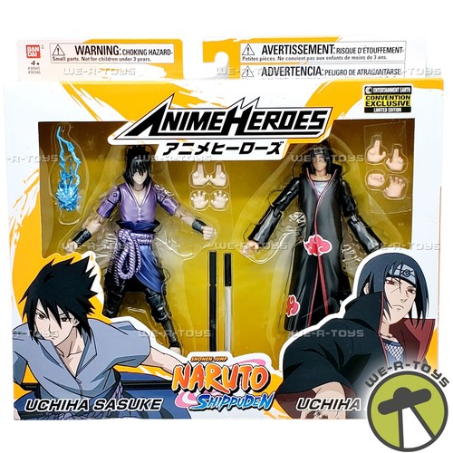 Naruto Shippuden Anime Heroes 2 Pack Itachi and Sasuke Uchiha 2020 ...
