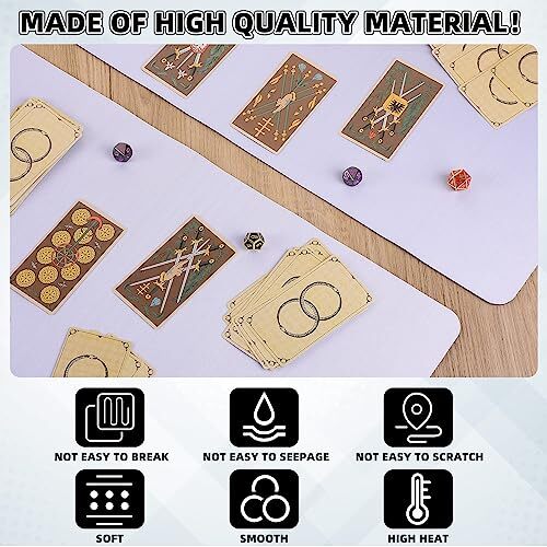 4 Pack Card Game Mats 14x24 Inch Playmat Sublimation Blanks Card ...