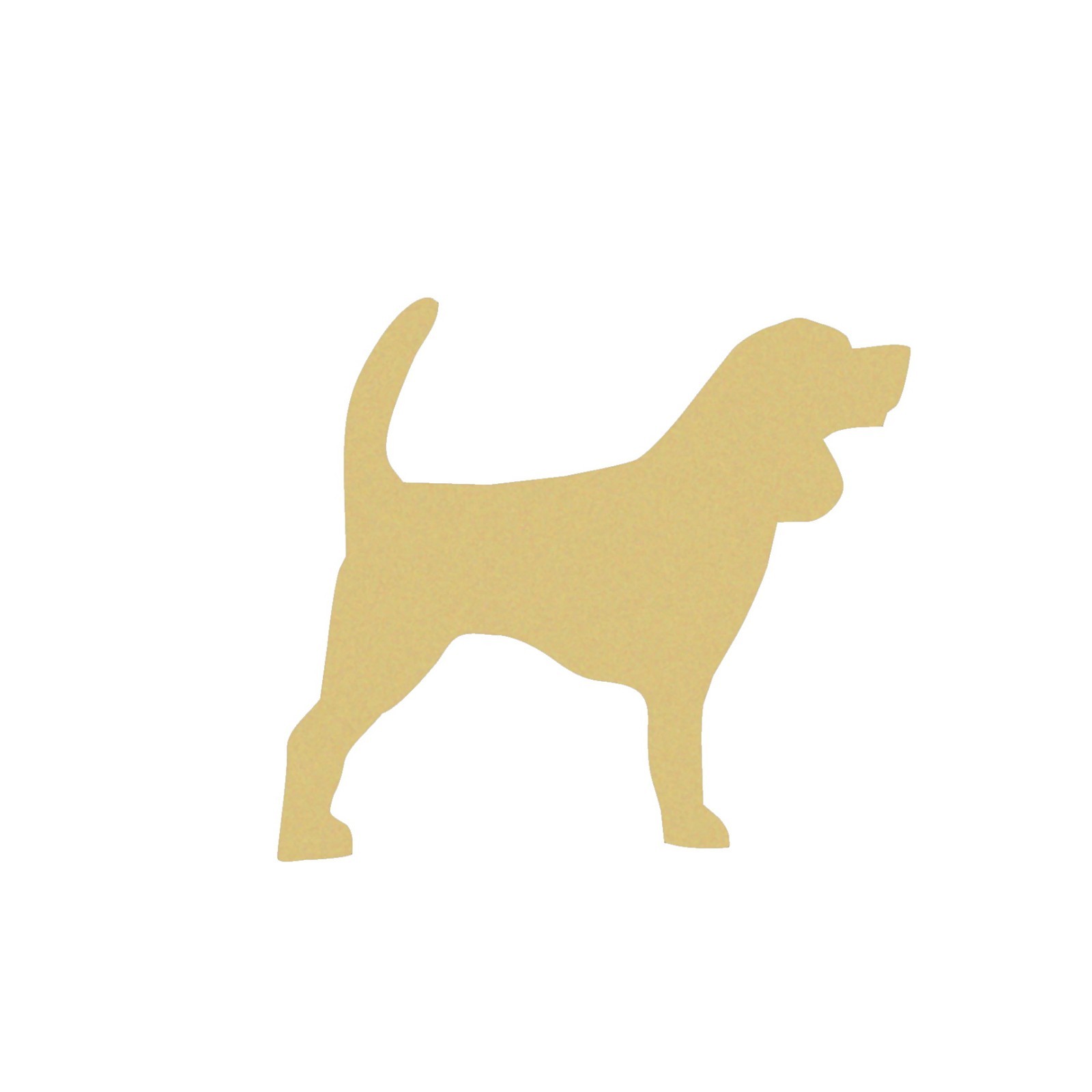 Beagle Shape, Unfinished Animal Shape, Pet Wood Cutout, Wooden ...
