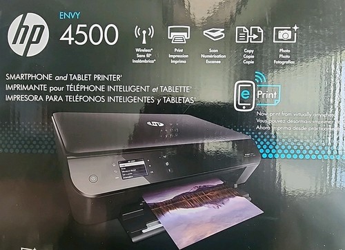 HP Envy 4500 Wireless All-In-One Inkjet Printer New In Box Unopened ...
