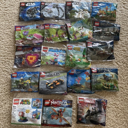 LEGO polybag, Dots, city, friends, harry potter, star wars, etc -choose ...