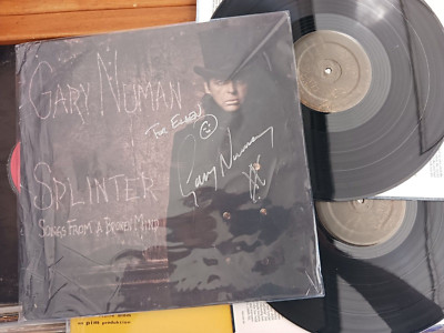 Gary Numan ‎– Splinter 2013 MORTAL RECORDS Dark Wave Rock Vinyl SIGNED ...