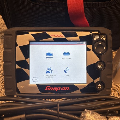 Snap on P1000 Car SUV Motorcycle Full Function Diagnostic Scanner 20.2 ...