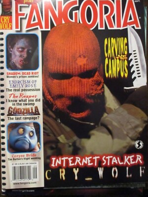 FANGORIA MAGAZINE #246 CRY WOLF GODZILLA CORPSE BRIDE REAPER EXORCISM ...