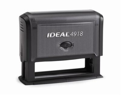 Customized Ideal 4918 Wide Self-Inking Rubber Stamper / 5/8" x 3" | eBay