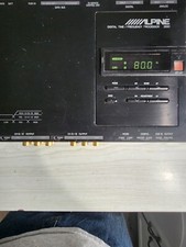 Vintage Alpine Pra-h400 Digital Time/frequency Processor NOS Boxed Very ...