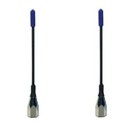 2 X AXIS CB UHF RADIO ANTENNA AERIAL WHIP SHORT FLEXIBLE | eBay
