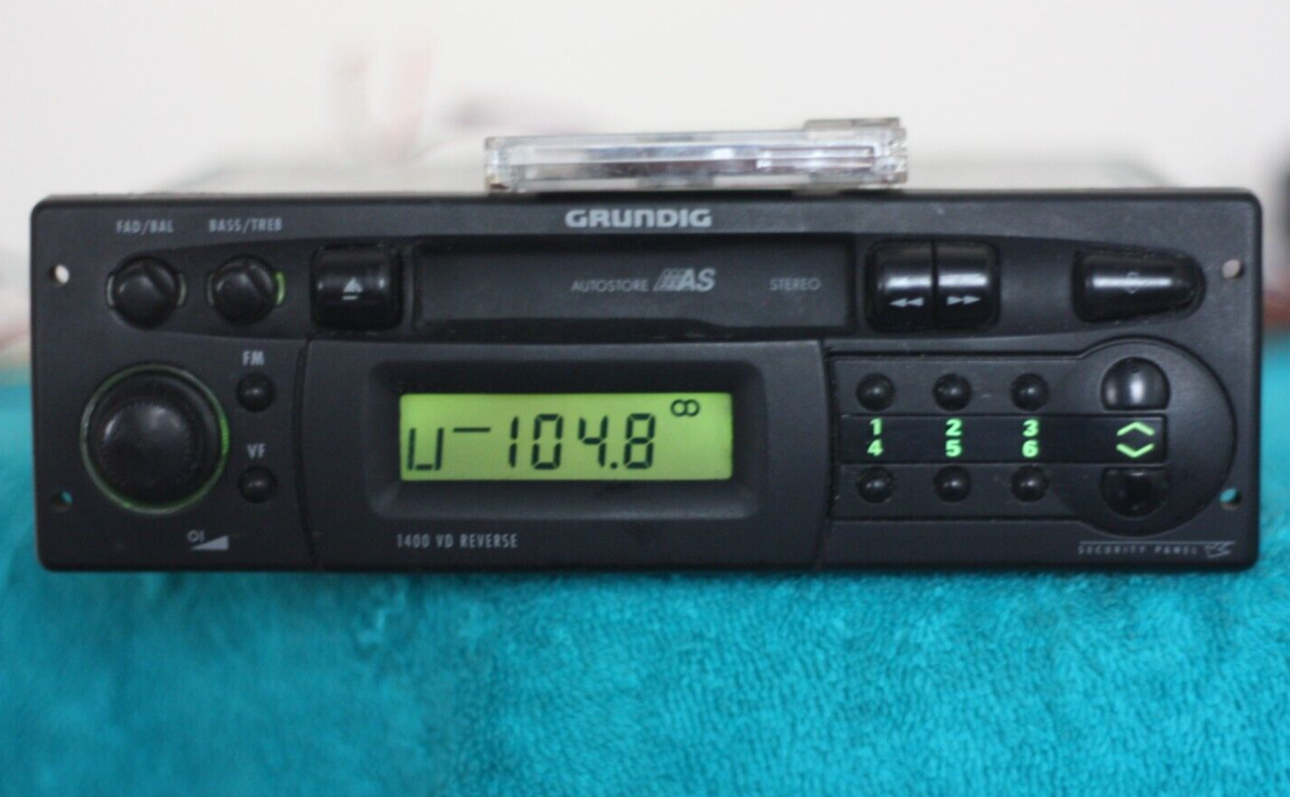 Grundig WKC 1400 VD Radio Cassette Autoradio Mercedes W124 W123 VW Ford ...
