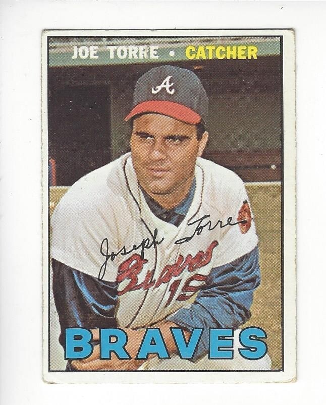 1967 Topps Baseball JOE TORRE card #350 EX Condition! Braves Yankees ...