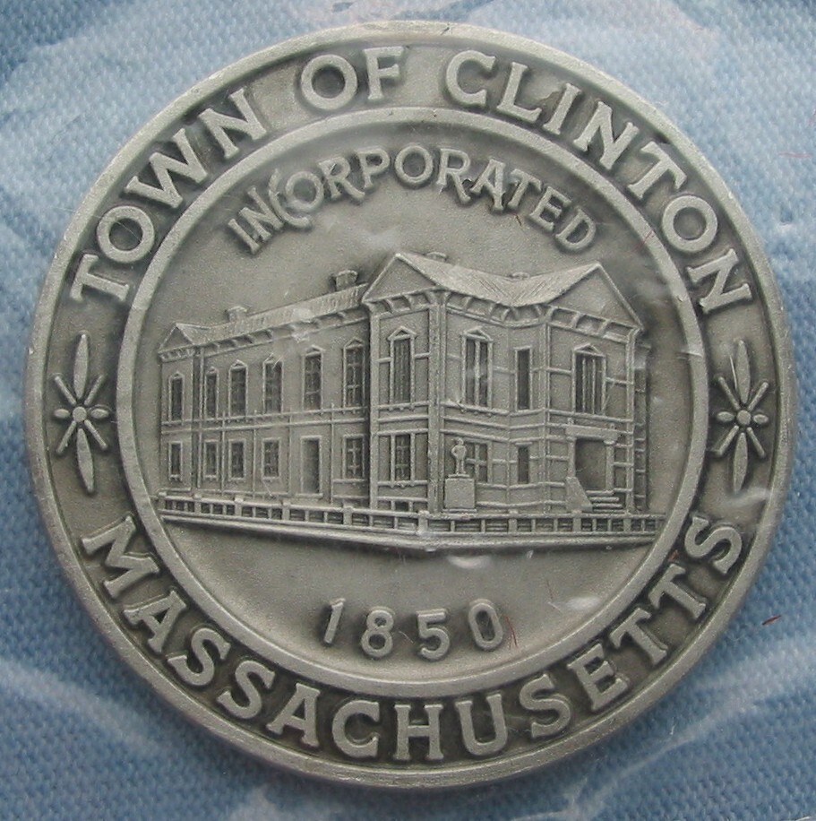 1976 Town of Clinton Massachusetts Incorporated 1850 America Pewter ...
