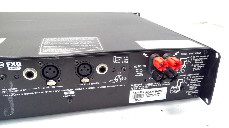 Crown Macro-tech 2402 2 Channel Power Amplifier *READ DETAIL ! * | eBay