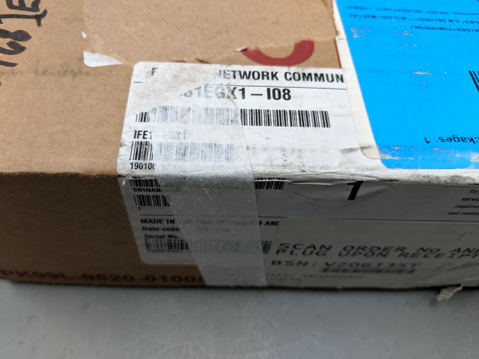 Fujitsu FC9681EGX1-I08 IFE1-EGX1 7420 ETHERNET SBUIAB8AAH (* We buy ...