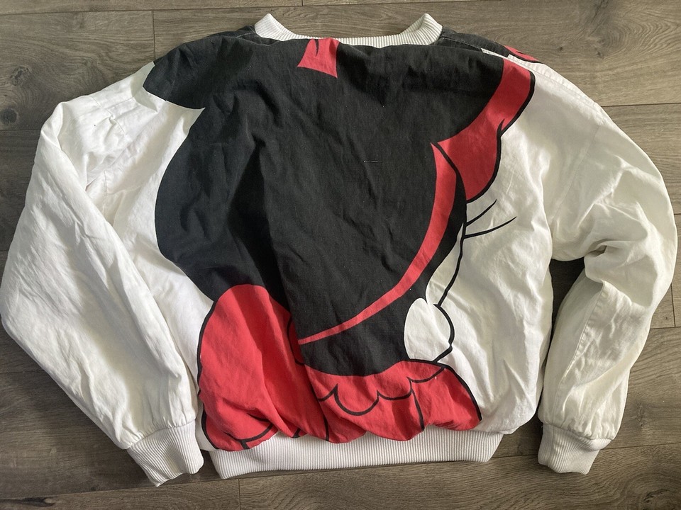 Vintage Crewneck Disney Comic Strip Sweater Women’s M Reversible Minnie ...
