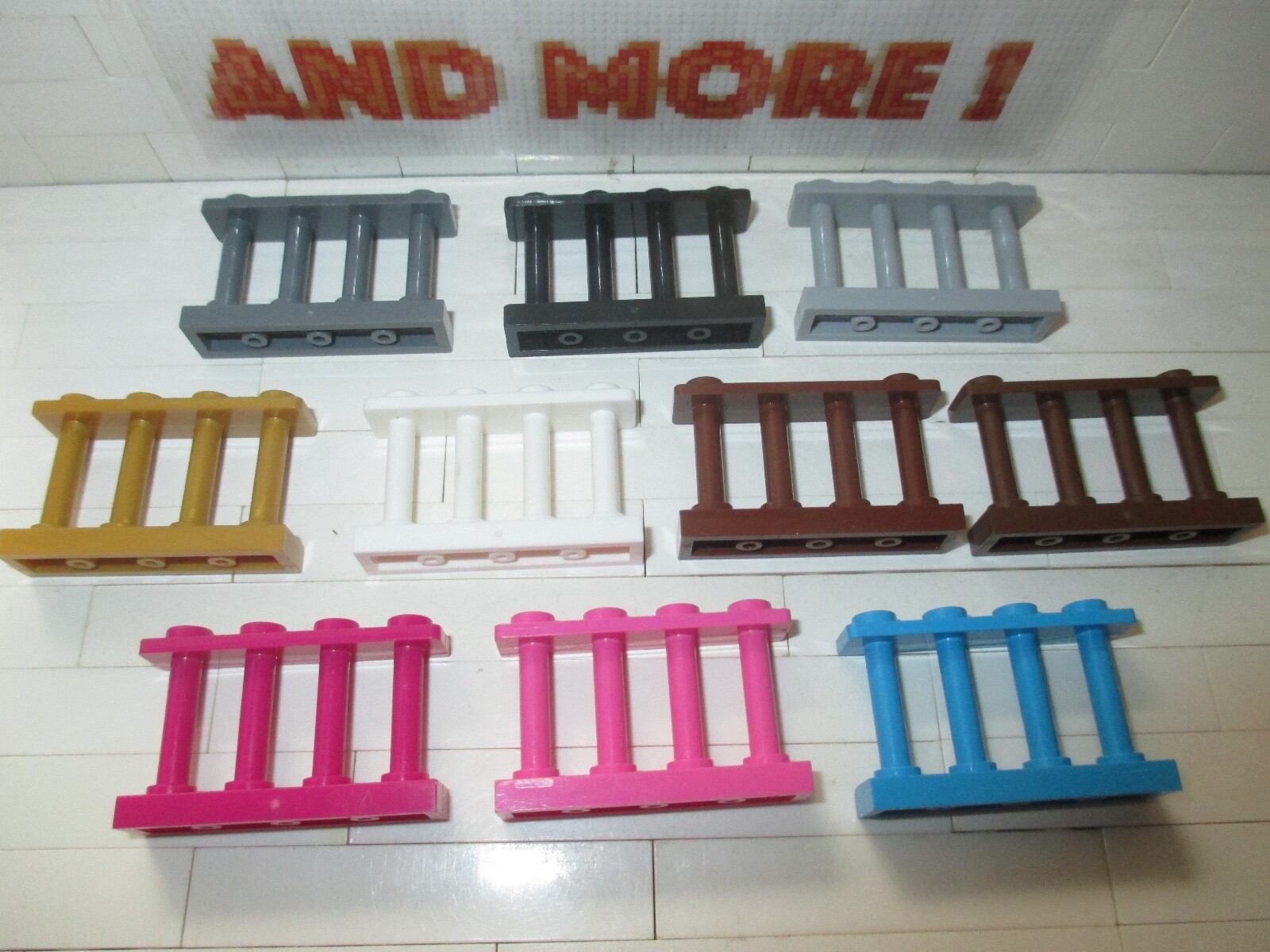 Lego - Fence Barrière Barriera 1x4x2 2 studs 30055 - Choose Color ...