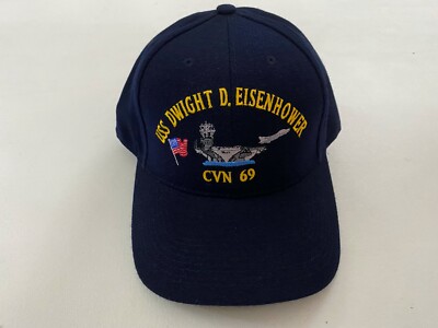 USS DWIGHT D. EISENHOWER CVN 69 The Corps US Navy Baseball Cap One Size ...