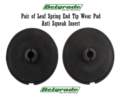 Leaf Spring End Tip Wear Pad Anti Squeak Insert Pair (2pk) Chevy/GM | eBay
