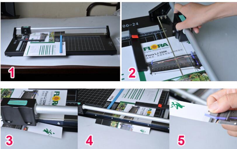 48'' 1220mm Sharp Photo Paper Cutter Manual Precision Rotary Paper Film ...