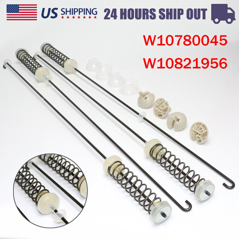 W10780045 Washer Suspension Rod Kit For Whirlpool Kenmore Maytag ...