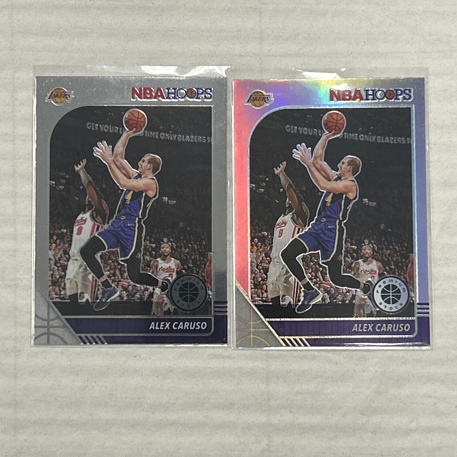 2019-20 NBA Hoops Premium Stock Alex Caruso Silver Prizm #5 & Base | eBay