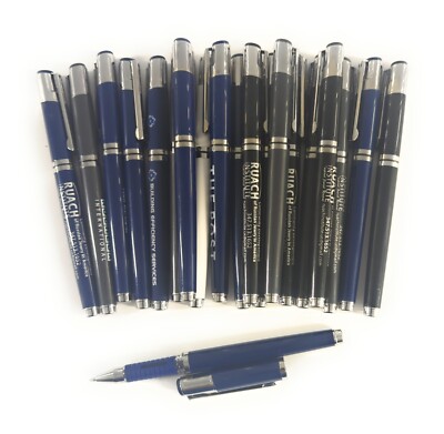 20ct Lot Misprint GEL INK Rollerball Stick Pens w/cap: Textured Grip | eBay