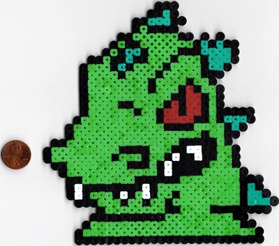 Reptar Rugrats Dinosaur Nickelodeon Bead Sprite Perler Pixel Art Icon ...